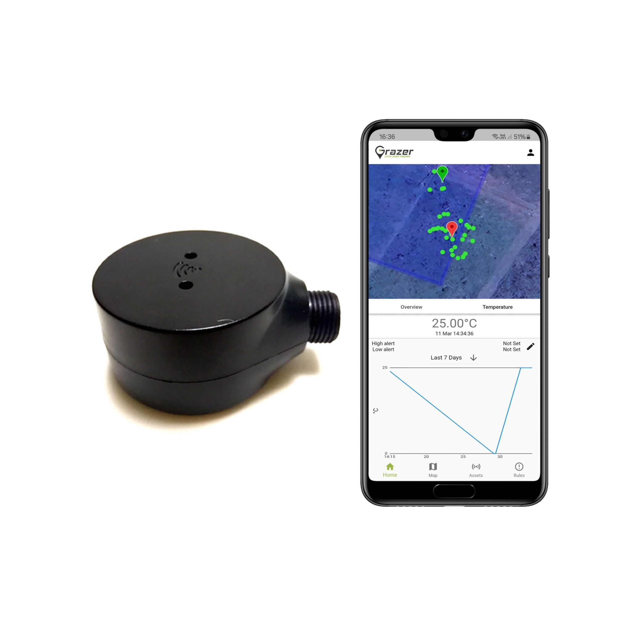 Ultrasonic Tank Fluid Level Sensor - Grazertrack - Every Asset Tracked