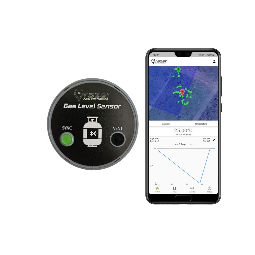 Gas Bottle and Tank Level Sensor - Grazertrack - Every Asset Tracked